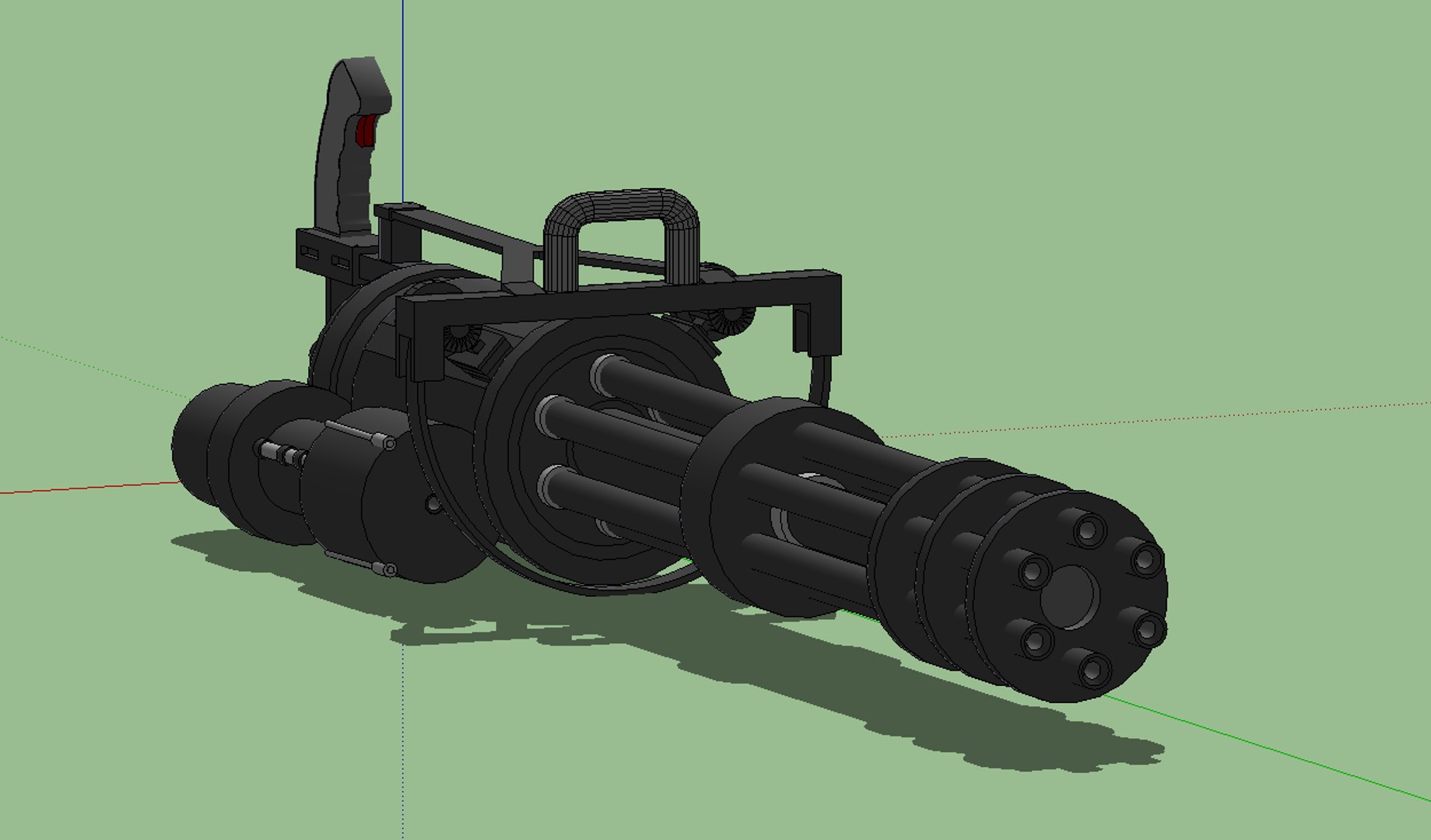 Free 3ds Mode Vulcan Minigun