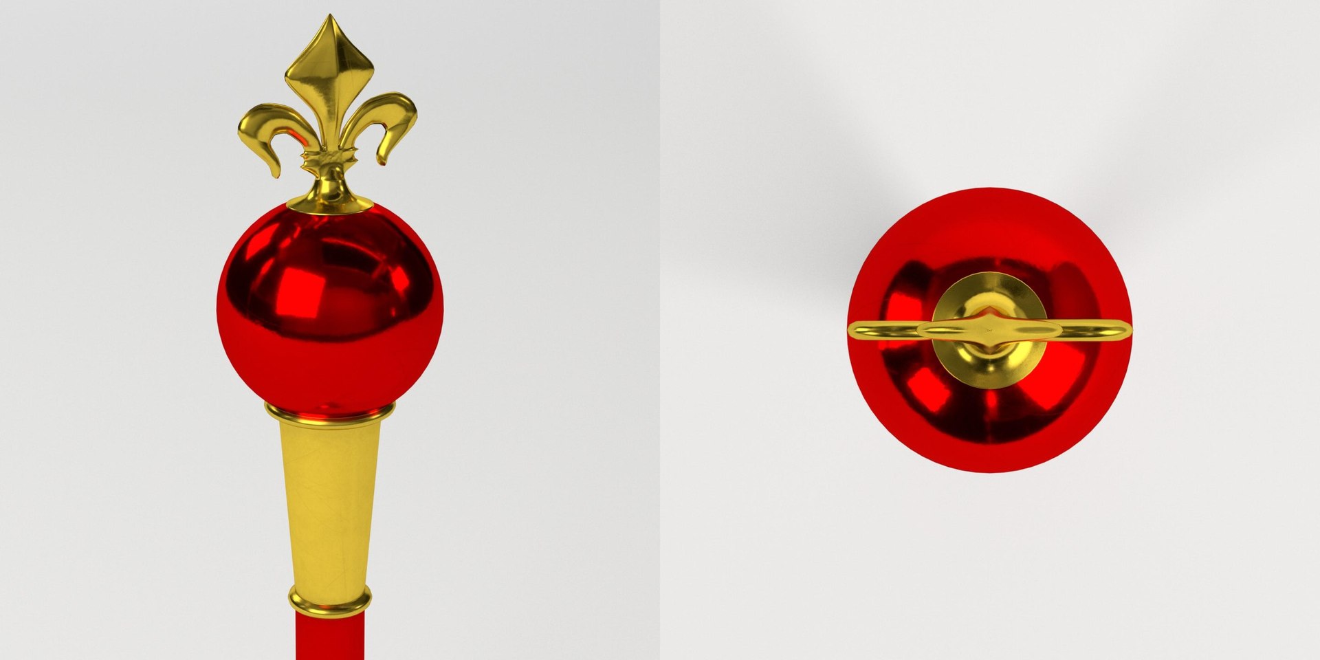 Heraldic Scepter 3D Model - TurboSquid 1424333