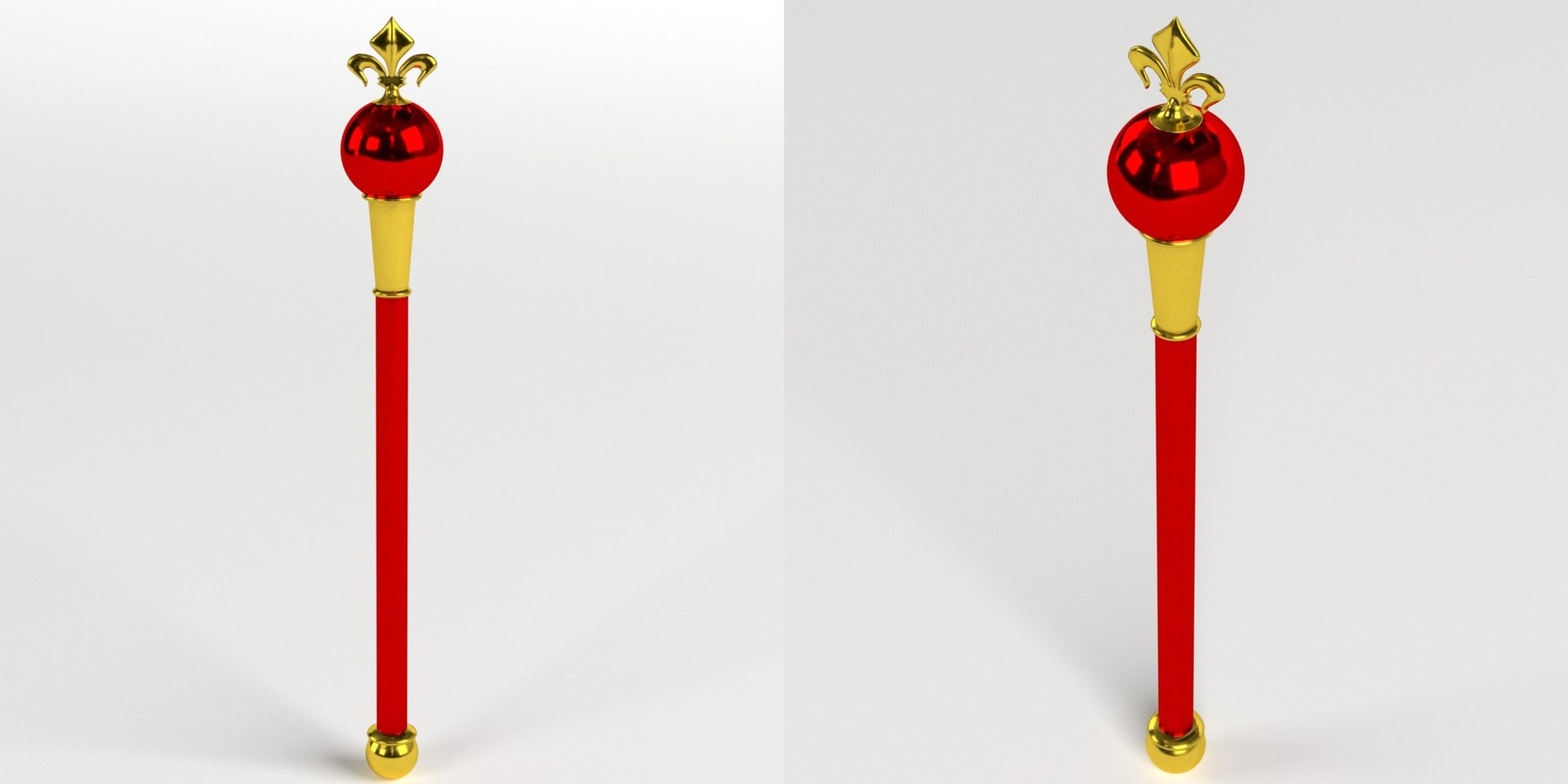 Heraldic Scepter 3D Model - TurboSquid 1424333