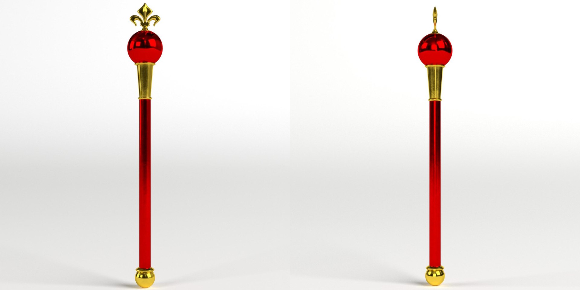 Heraldic Scepter 3D Model - TurboSquid 1424333