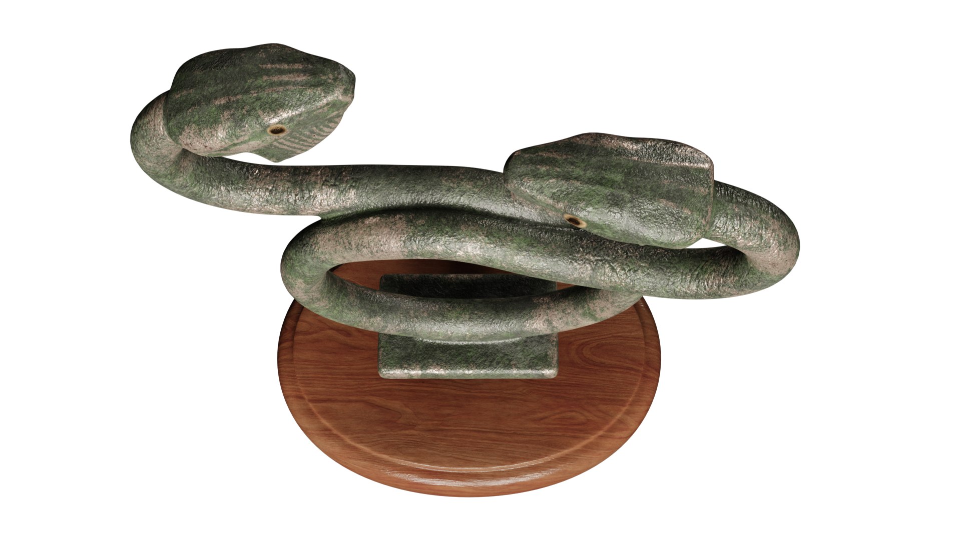 3D Greek Caduceus Statue - TurboSquid 1646626