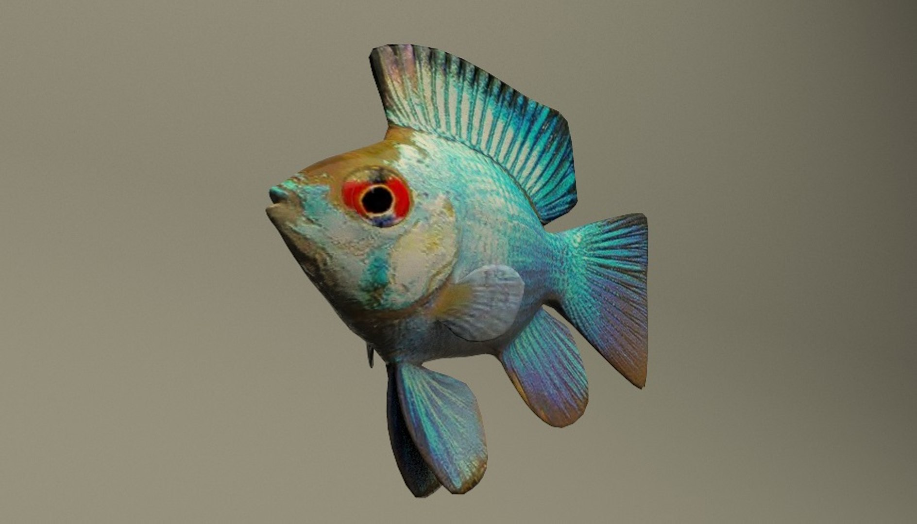 Electric Blue Balloon Ram 3D Model - TurboSquid 1633762