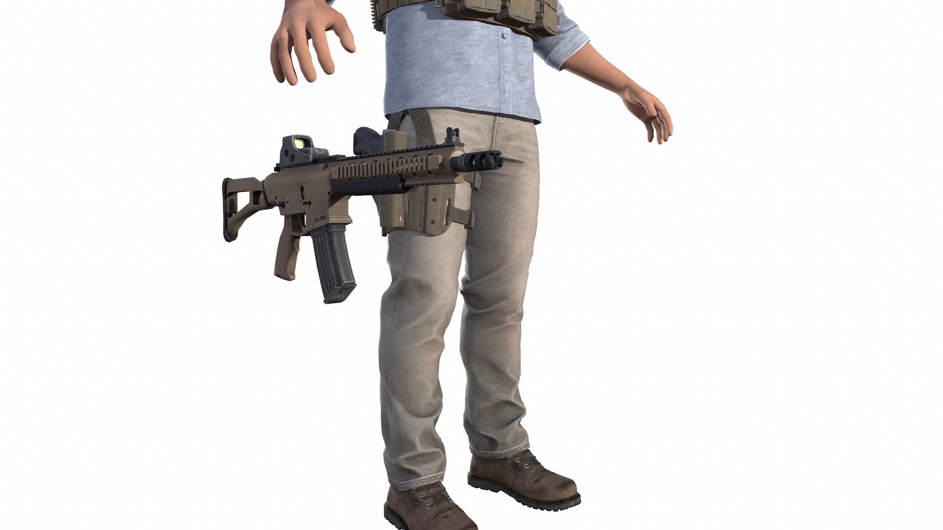 Quantum Modular Character 3D Model - TurboSquid 2442088