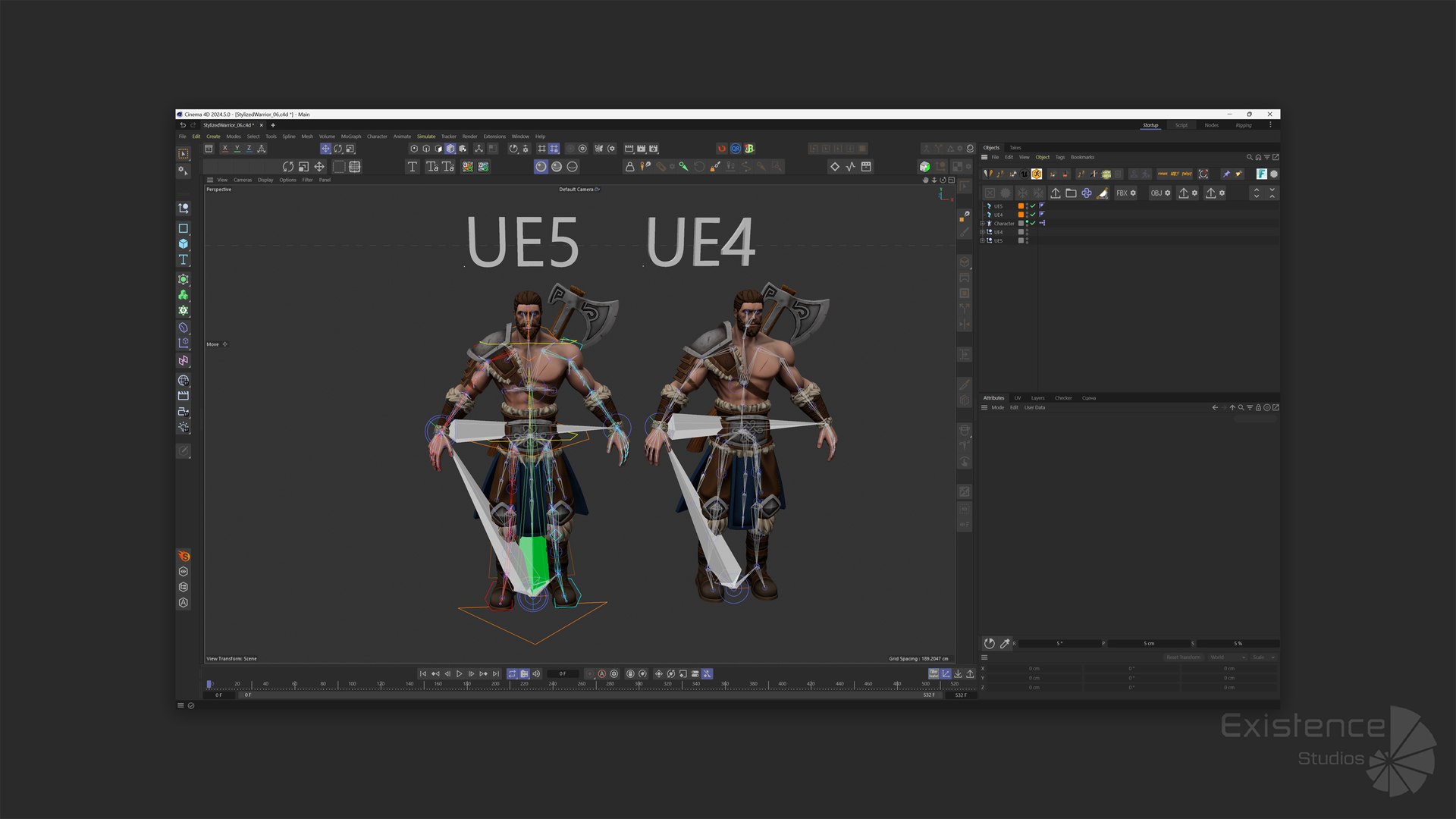 Stylized Warrior 06 - Magnus Male Fighter Fantasy Characters - Man Axe ...