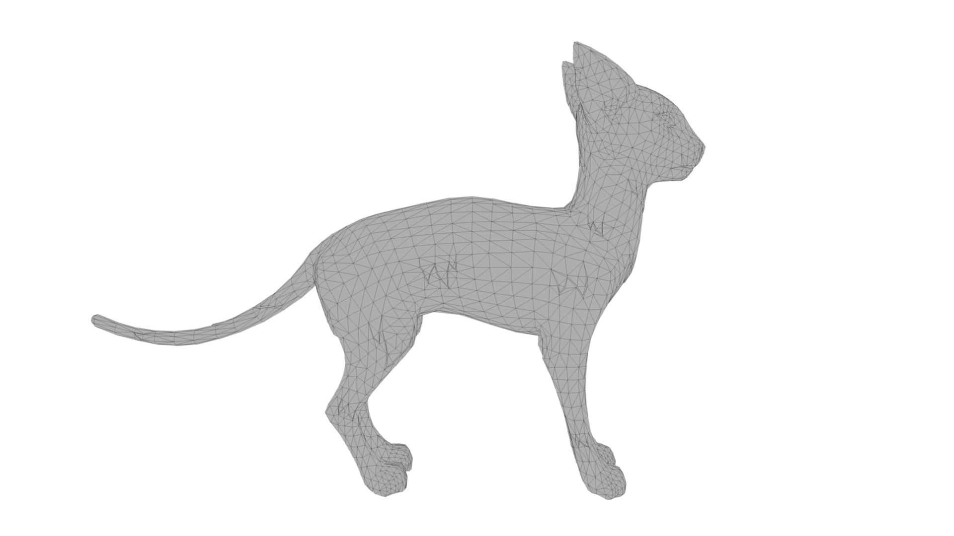 Cartoon cat model - TurboSquid 1953403