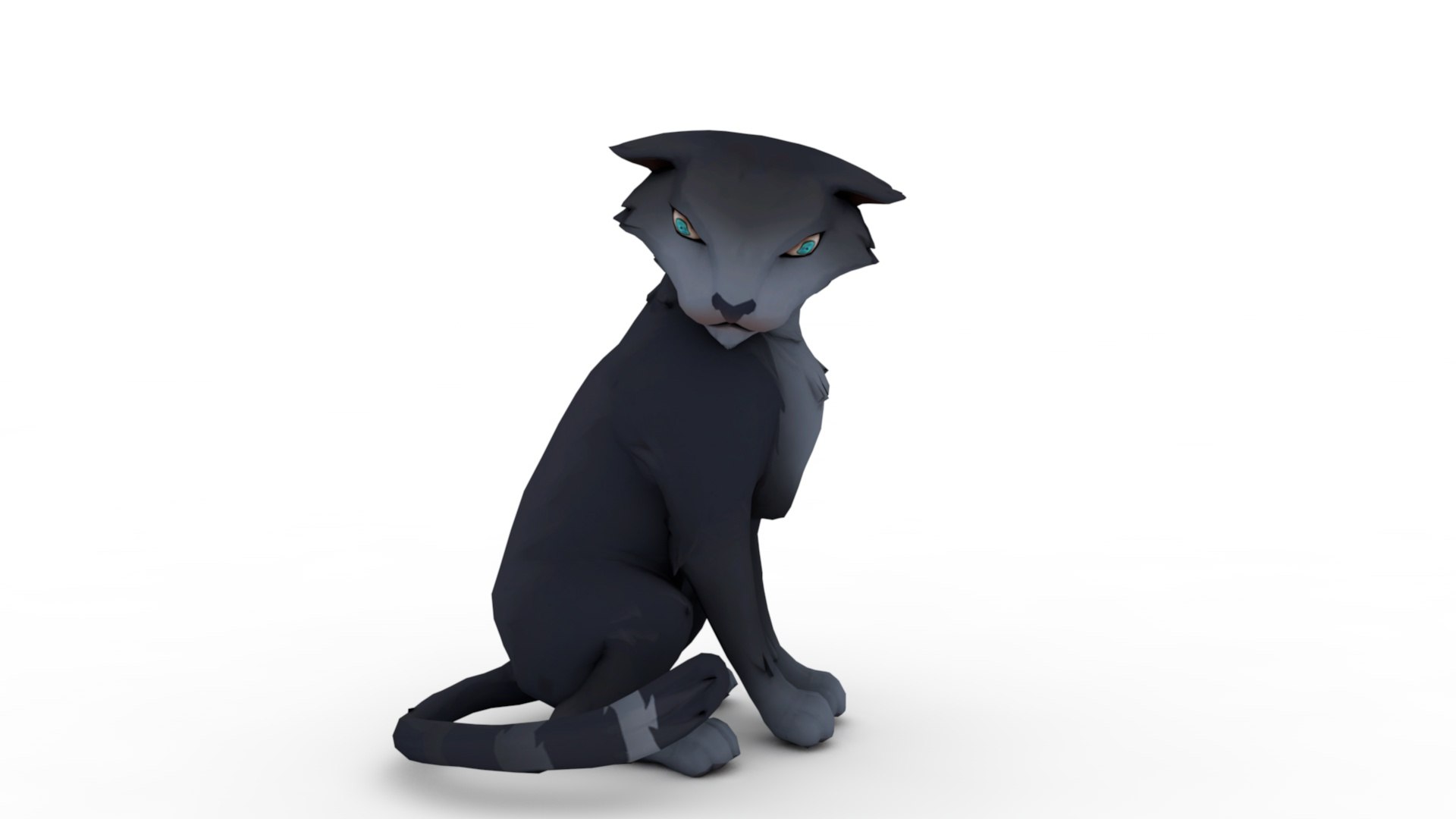 Cartoon Cat Model - TurboSquid 1953403