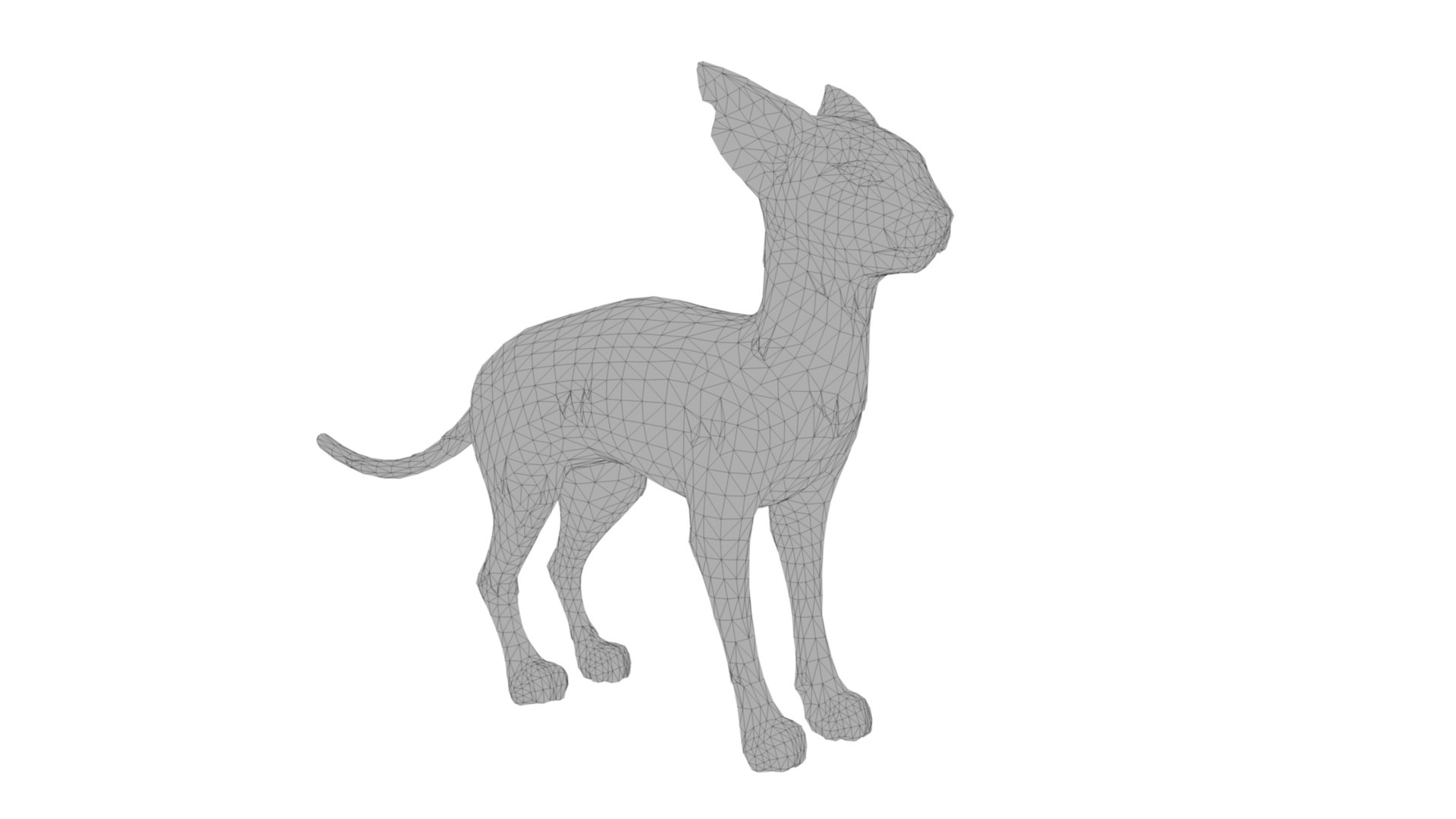 Cartoon cat model - TurboSquid 1953403