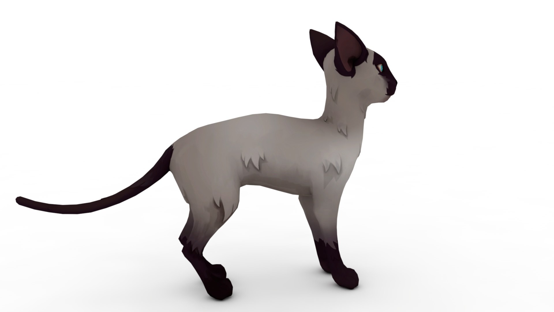 Cartoon Cat Model - TurboSquid 1953403