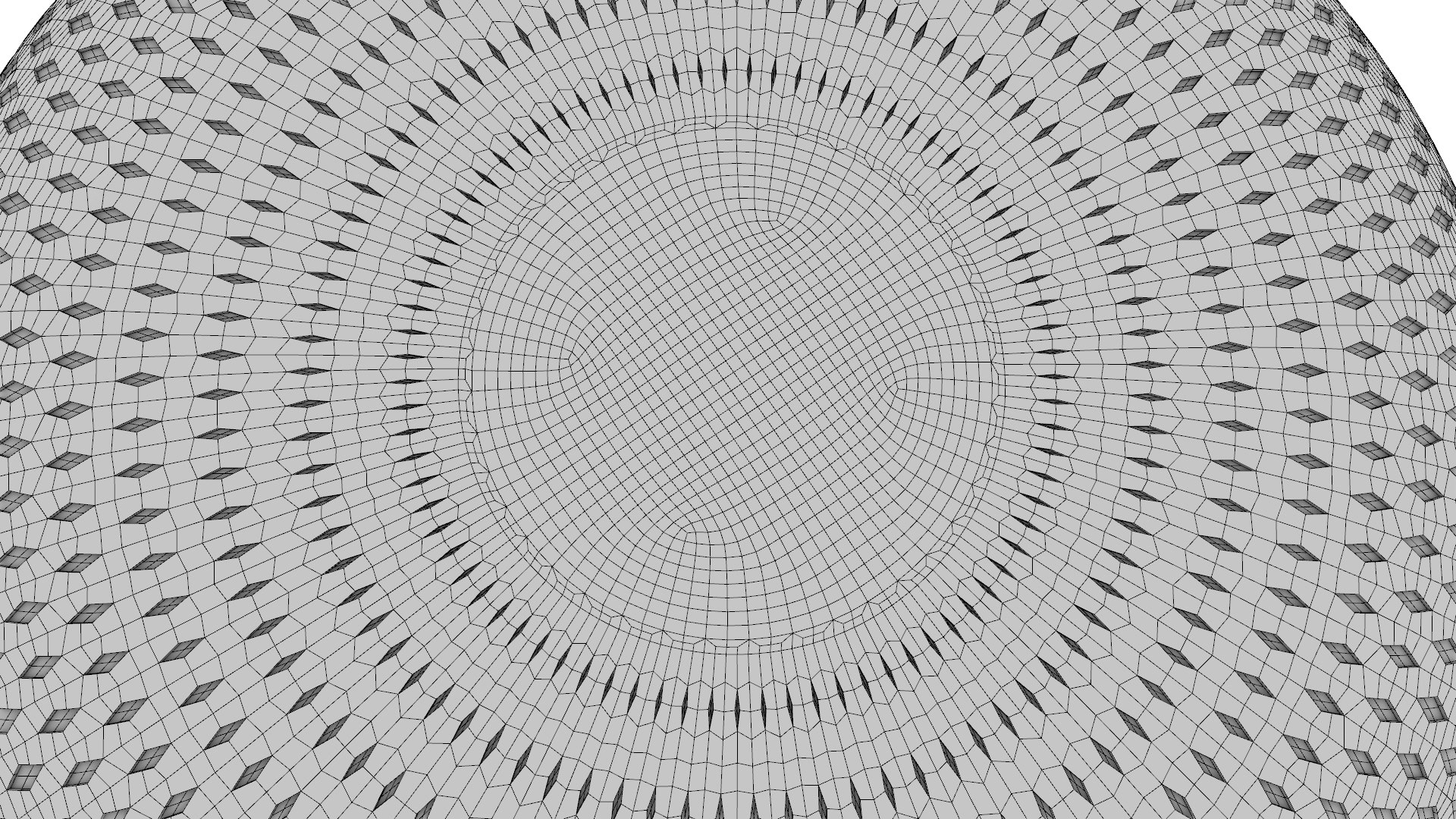 Parametric Diamond Pattern Dome 3D Model - TurboSquid 2287187