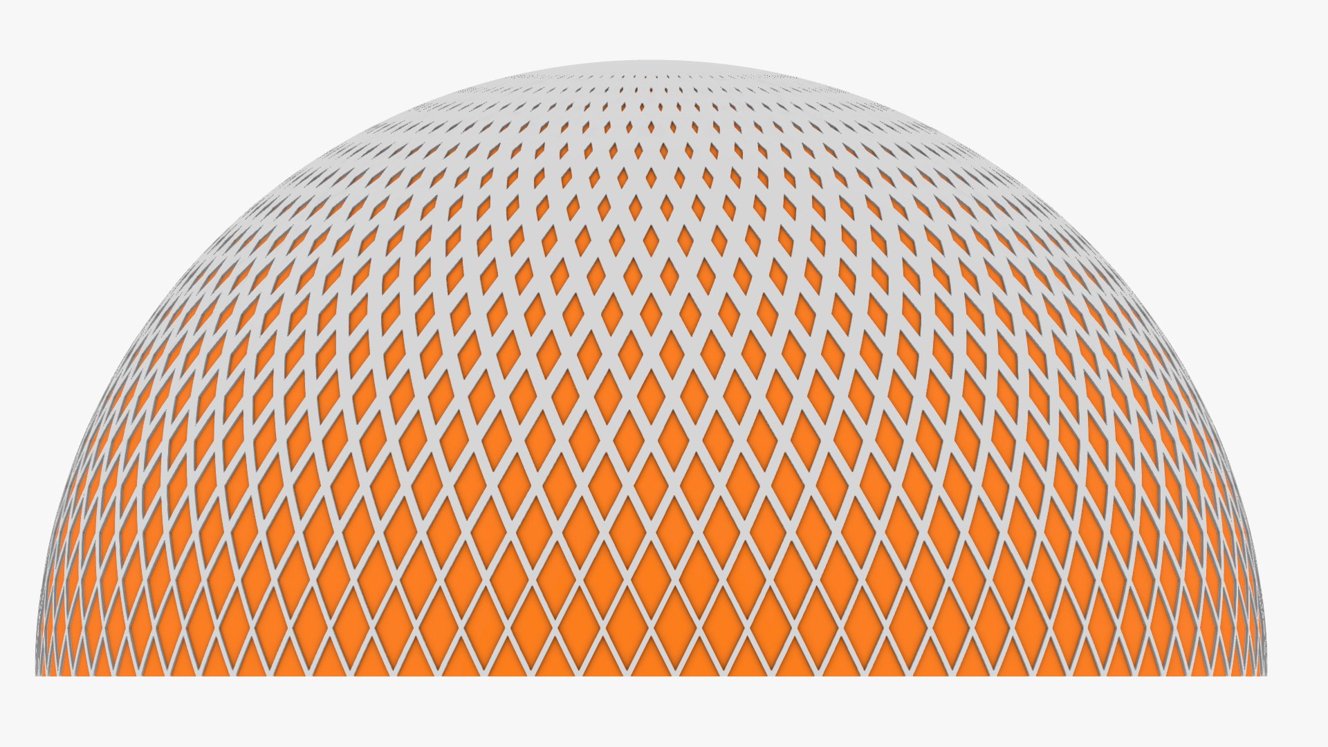 Parametric Diamond Pattern Dome 3D Model - TurboSquid 2287187