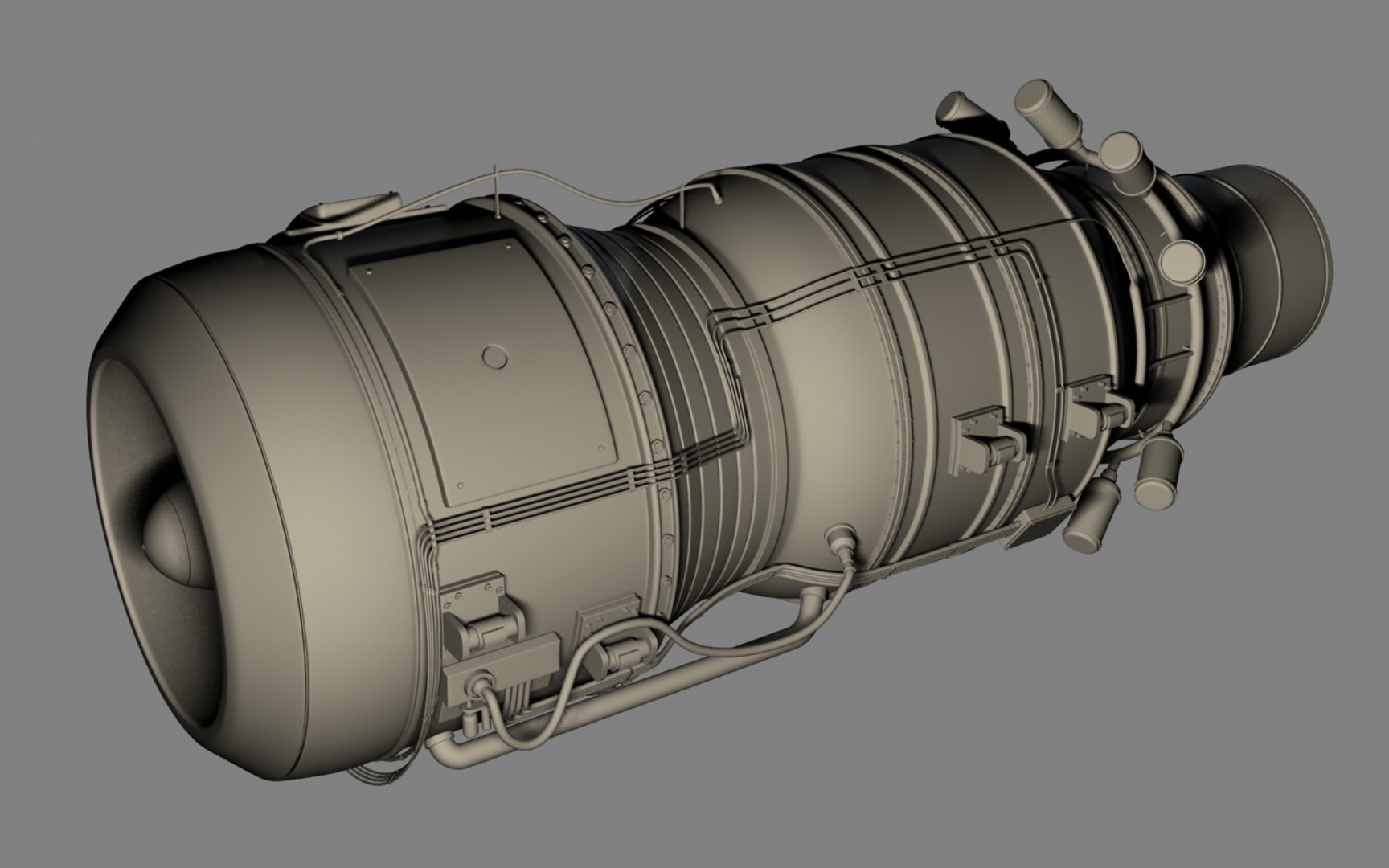 Jet Engine 3D - TurboSquid 793917