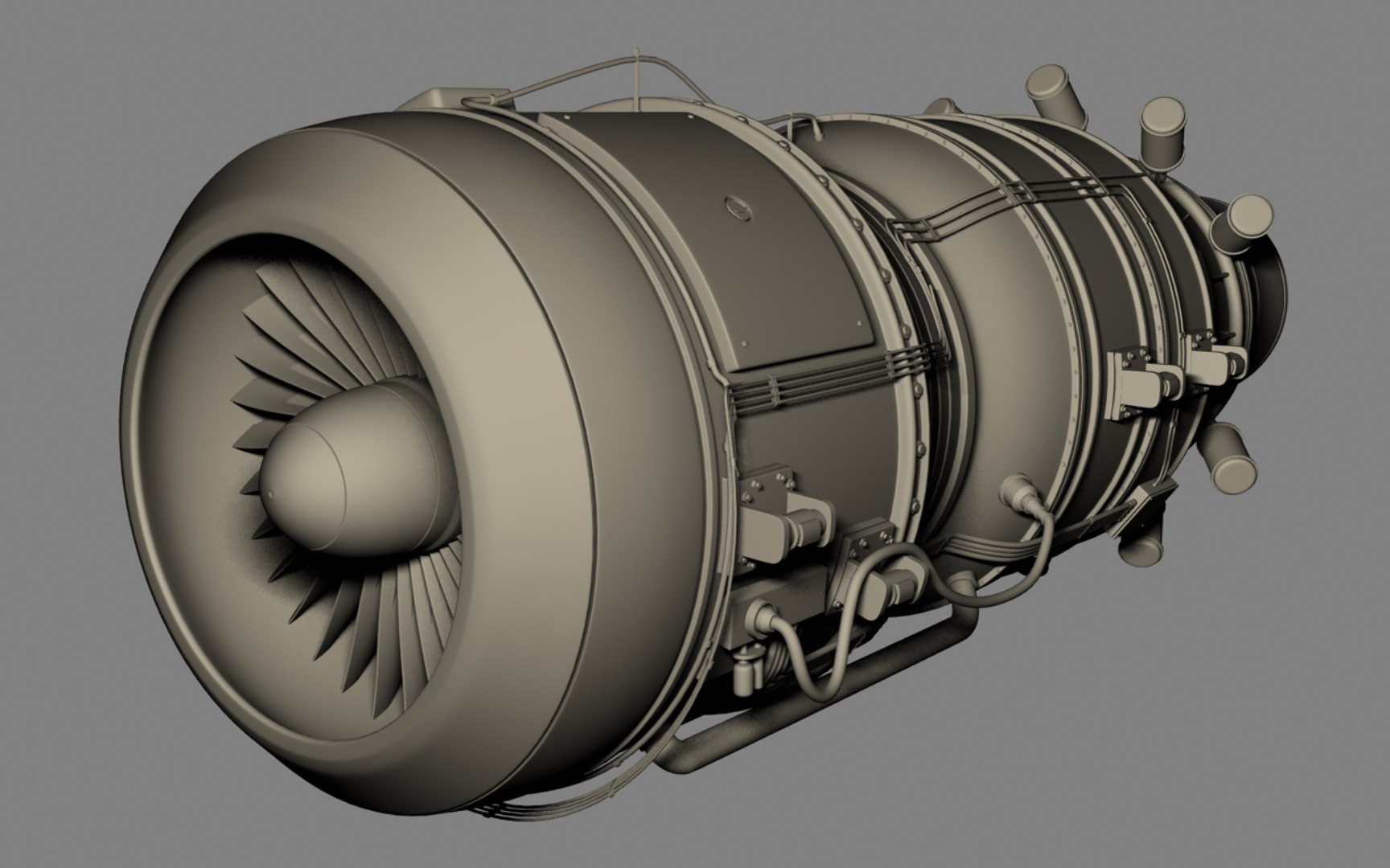Jet Engine 3D - TurboSquid 793917
