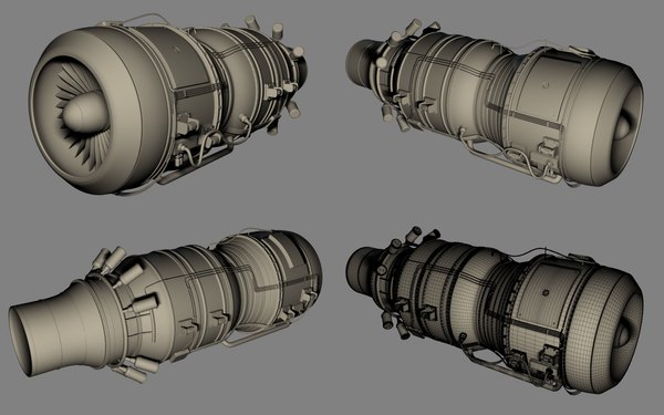 Airplane Engine 3D Models for Download | TurboSquid