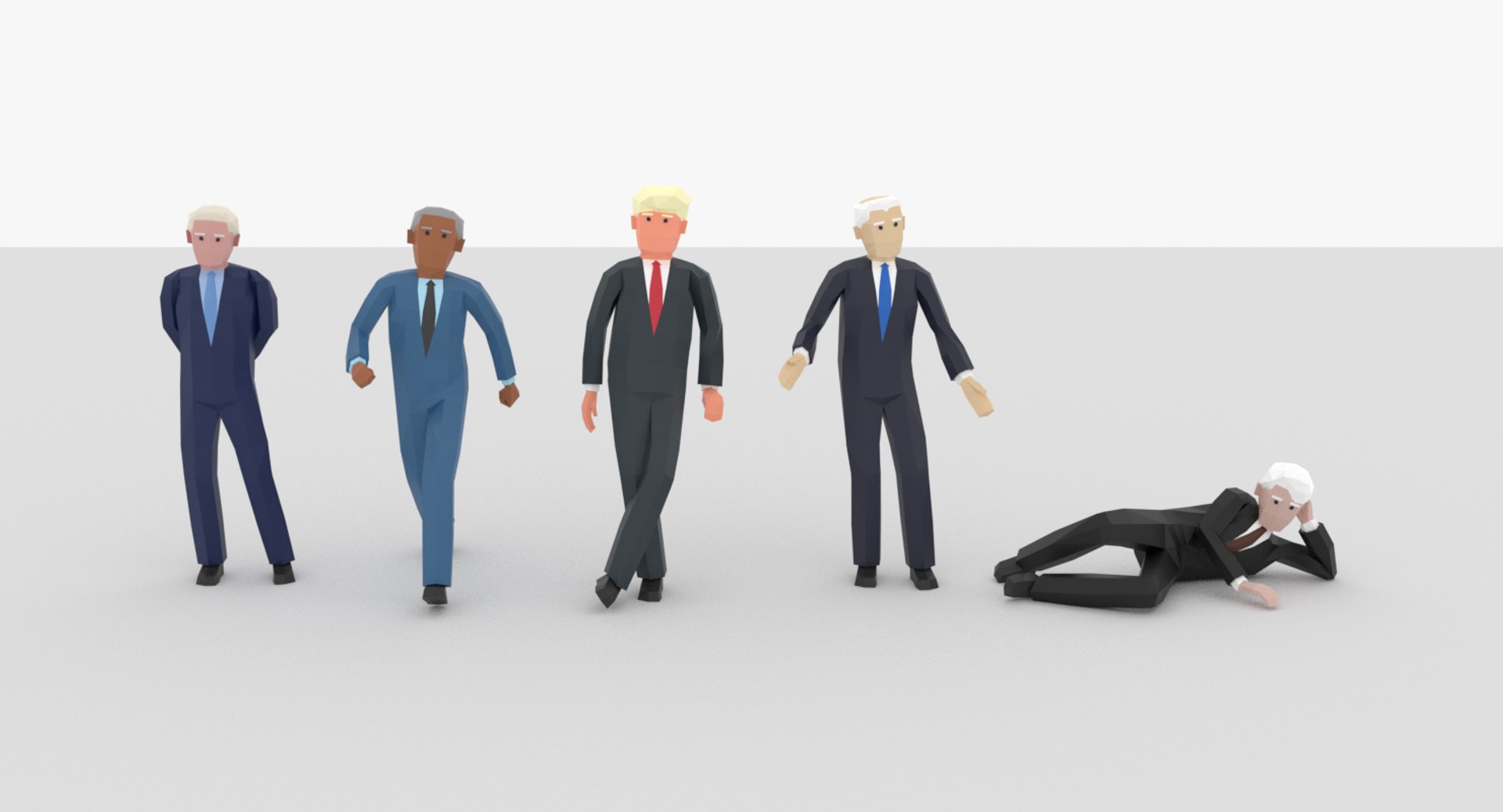 Rigged Politicians 3D Model - TurboSquid 1637980