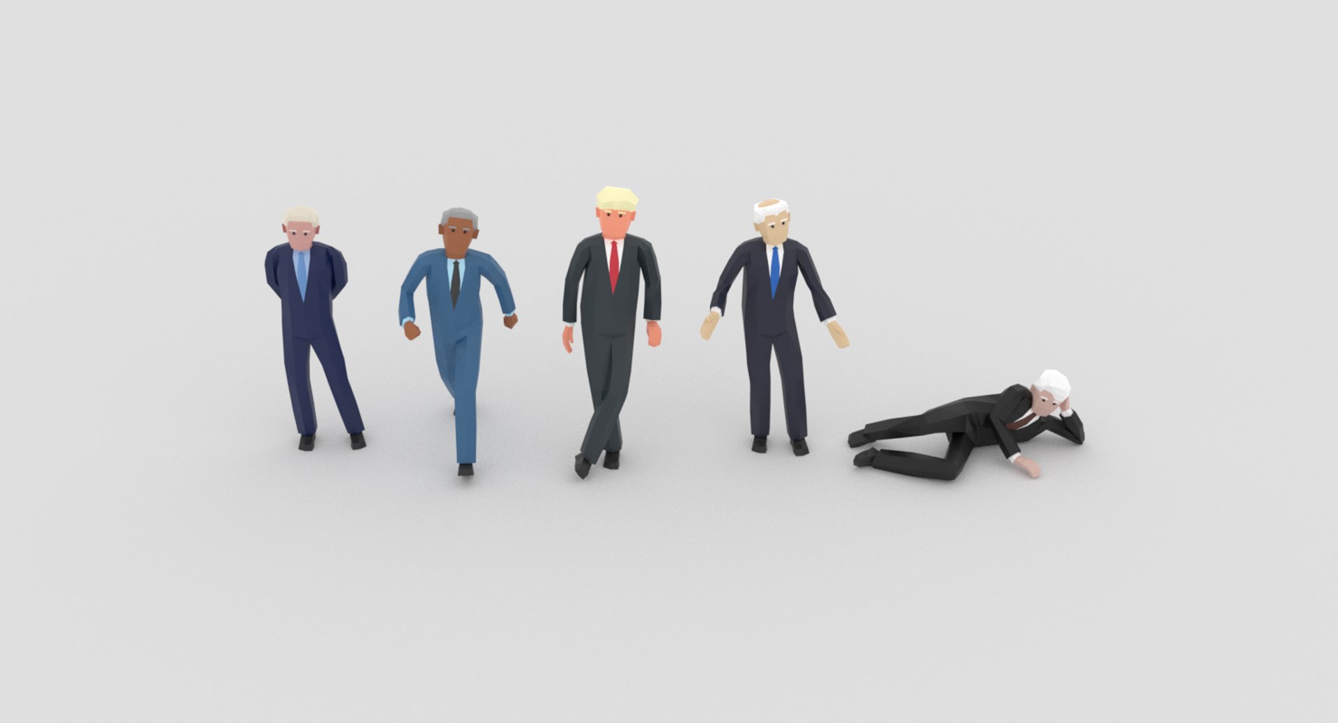 Rigged Politicians 3D Model - TurboSquid 1637980