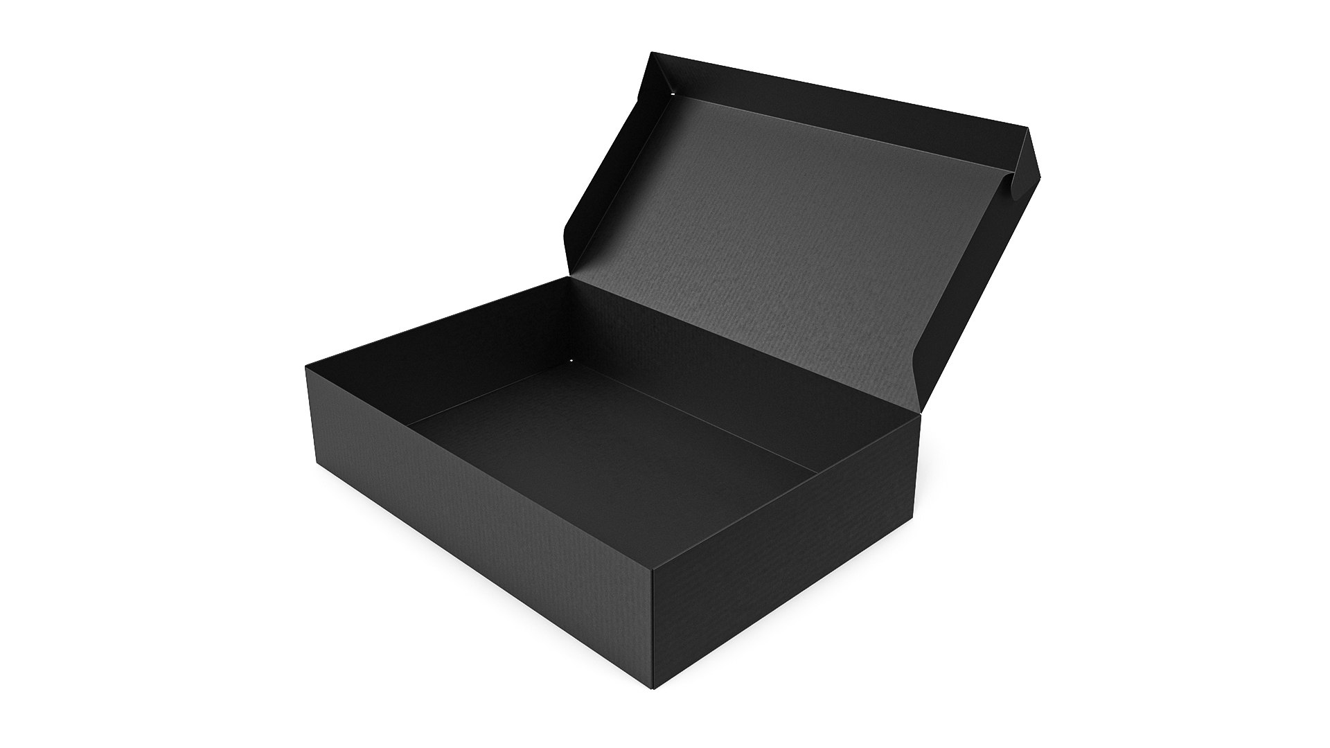 Cardboard Box Black 03 3D - TurboSquid 1973239