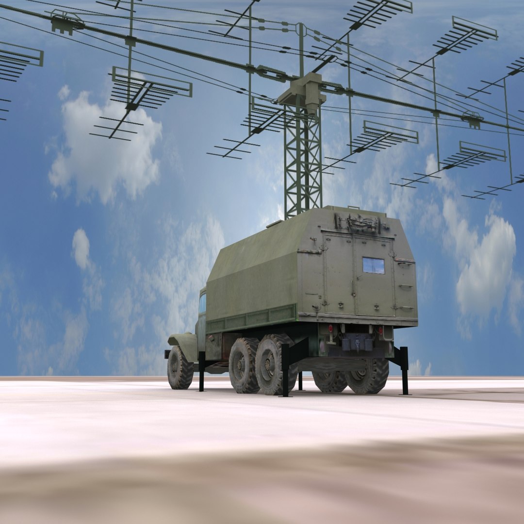 P-18 D Radar 3d Model