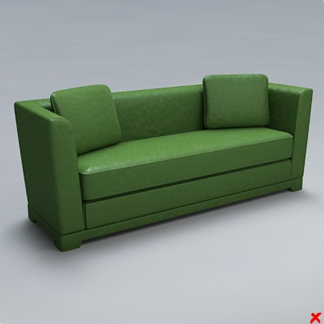 sofa 3d 3ds