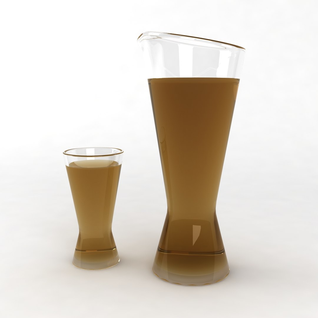 Glass Juice Pitcher 3d Max