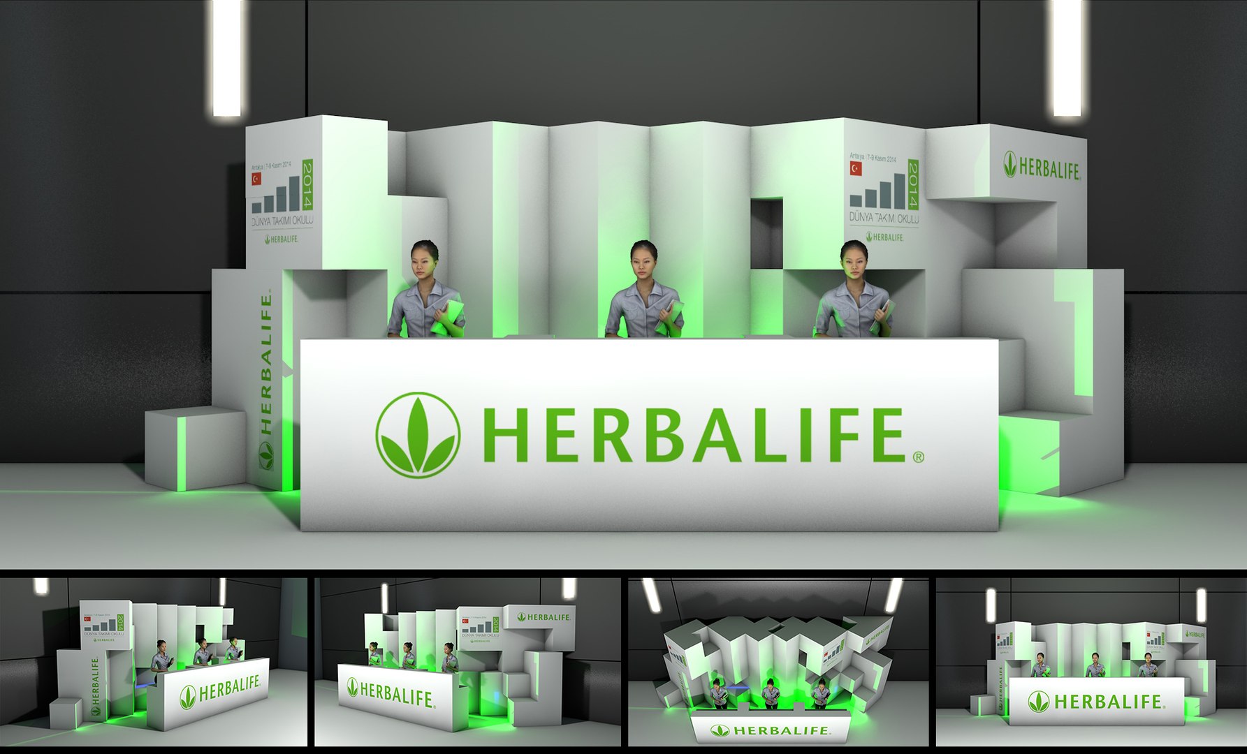 3D welcome desk - TurboSquid 1591134