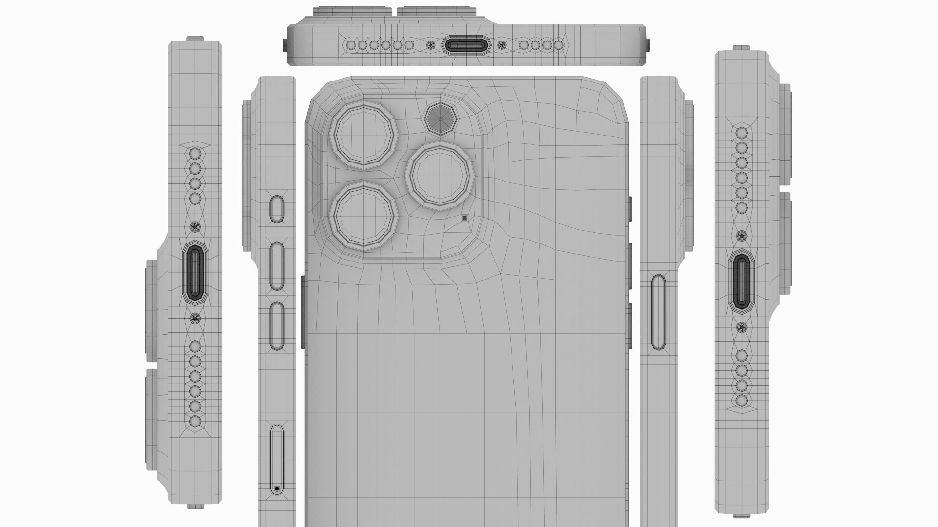 IPhone 15 Pro Max Natural Titanium 3D Model - TurboSquid 2155318