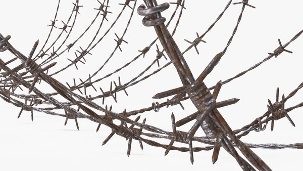 3D Spiral Razor Wire Obstacle - TurboSquid 1715661