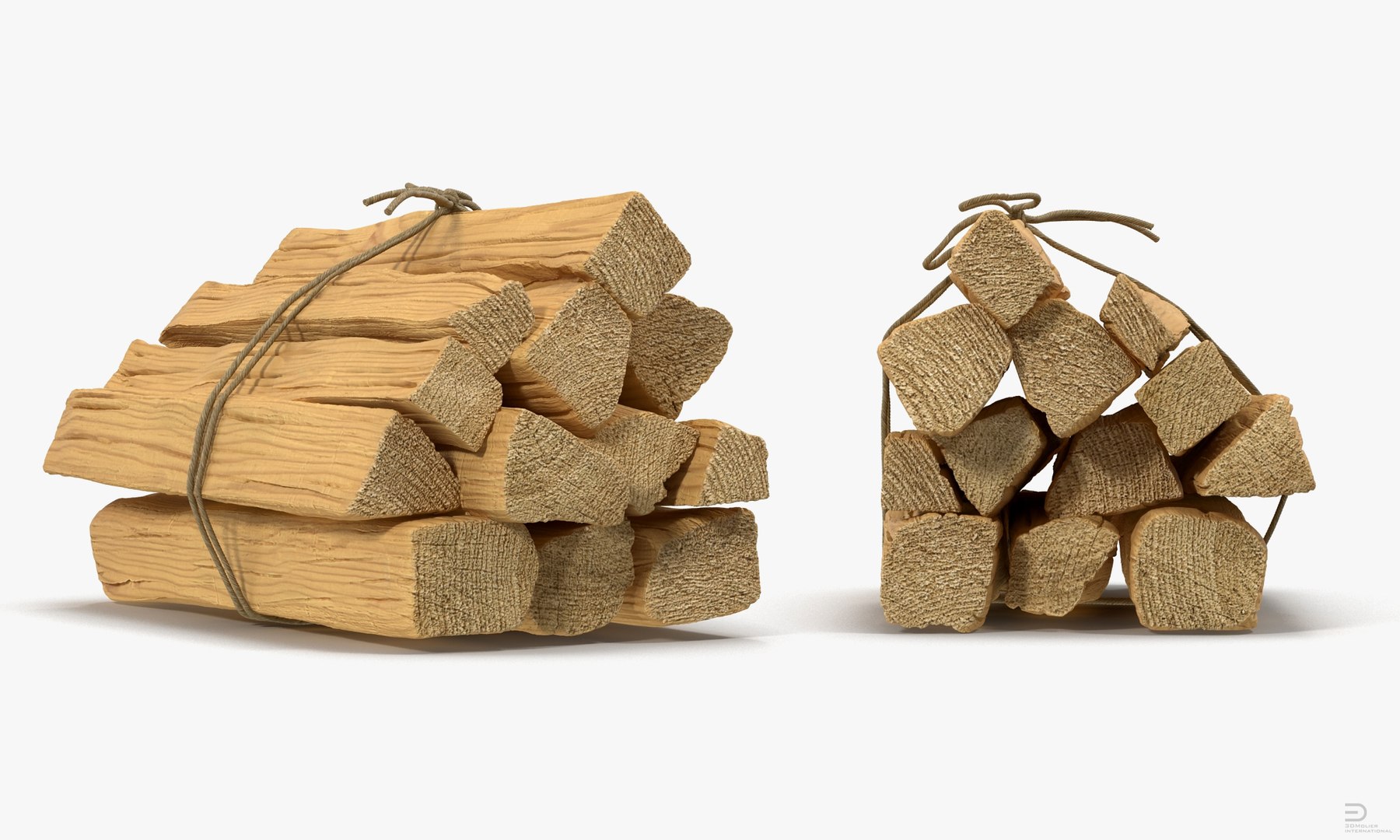 3d Model Kindling Wood