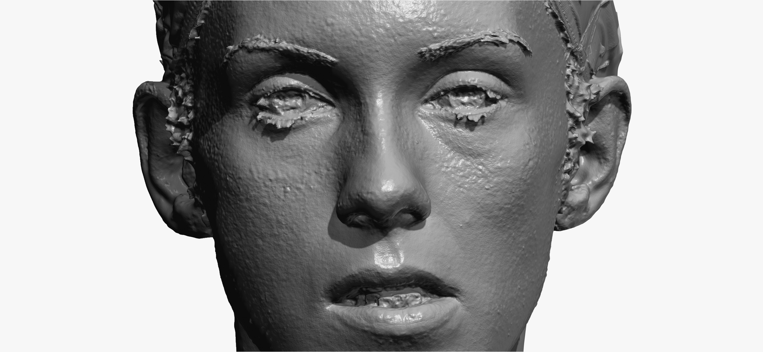 3D athena human head jaw - TurboSquid 1673448