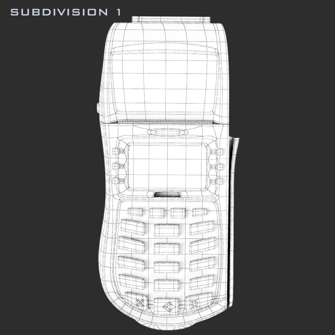 Pos Terminal Hypercom Optimum 3d Model