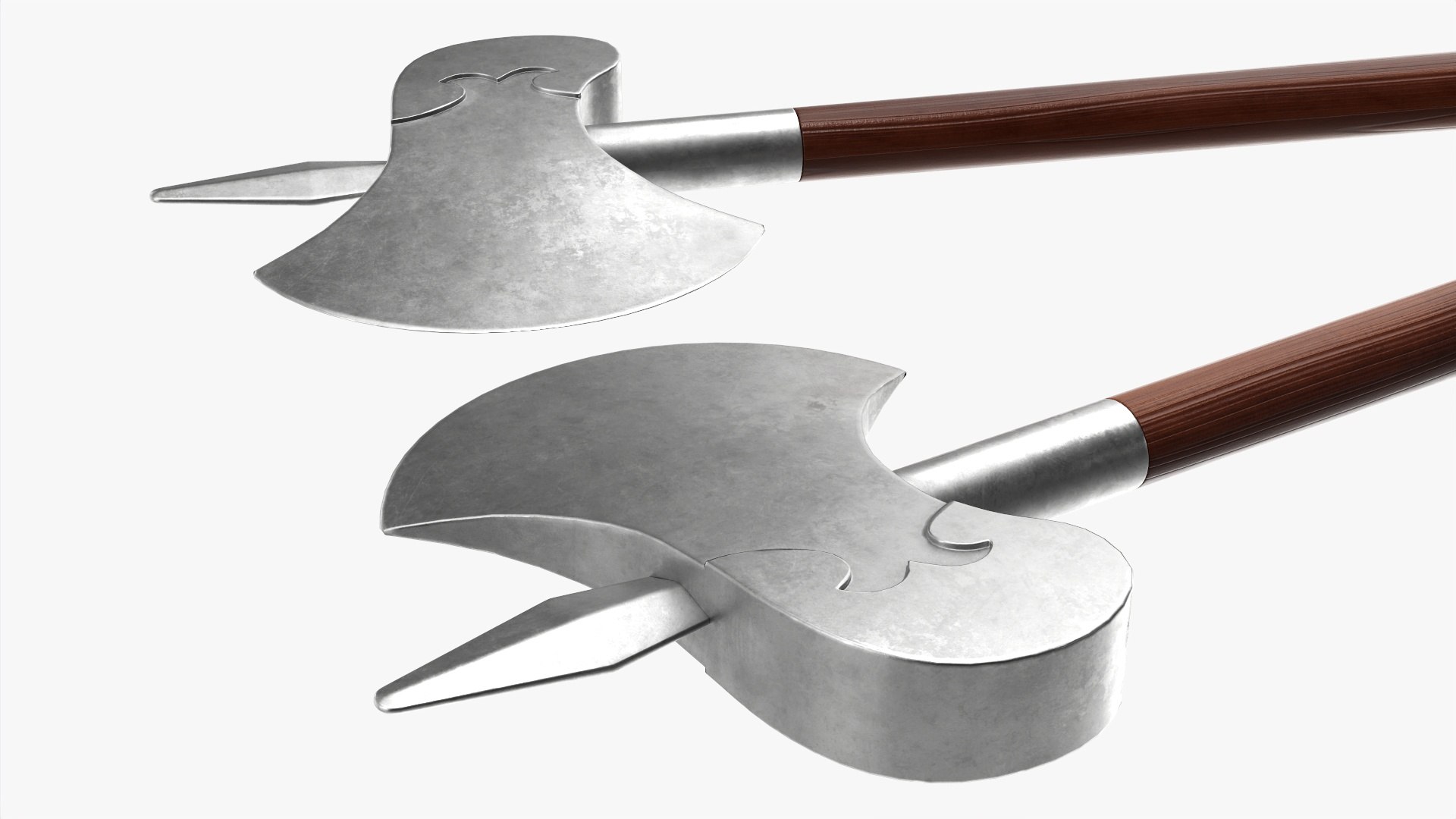 3D Single Blade Axe Pair - TurboSquid 1856555