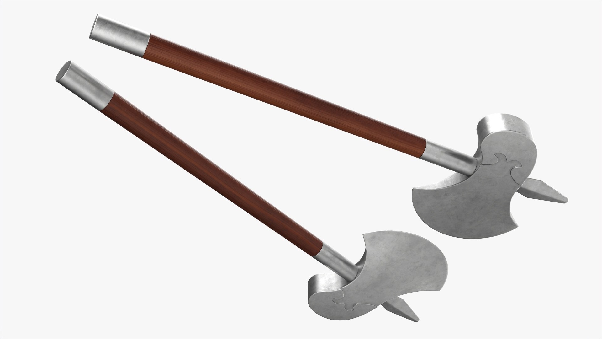 3D Single Blade Axe Pair - TurboSquid 1856555