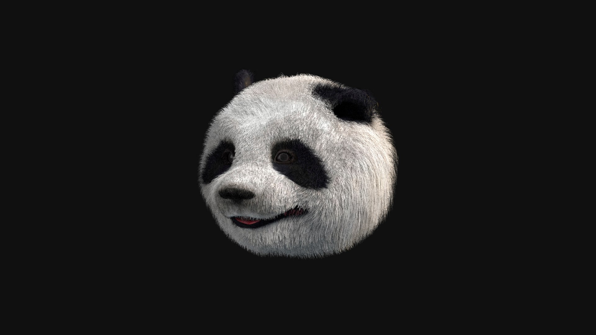 3D Panda Head - TurboSquid 1479086