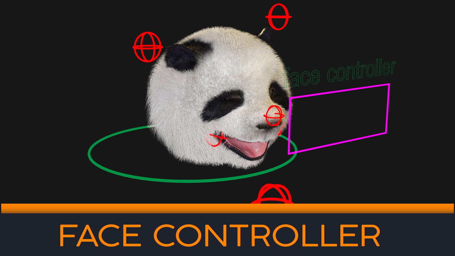 3D Panda Head - TurboSquid 1479086