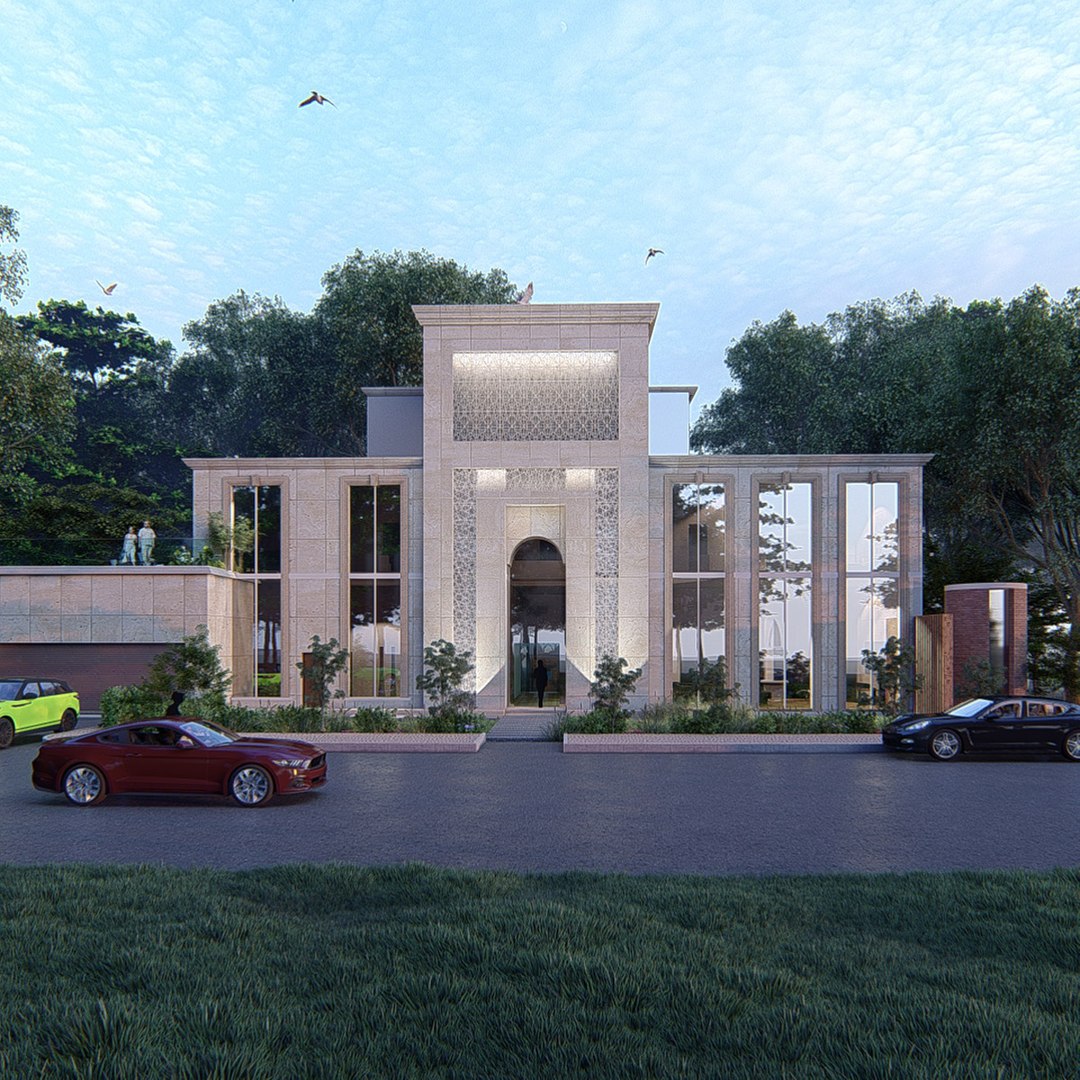 3D Classic Villa Revit And Lumion - TurboSquid 1817757