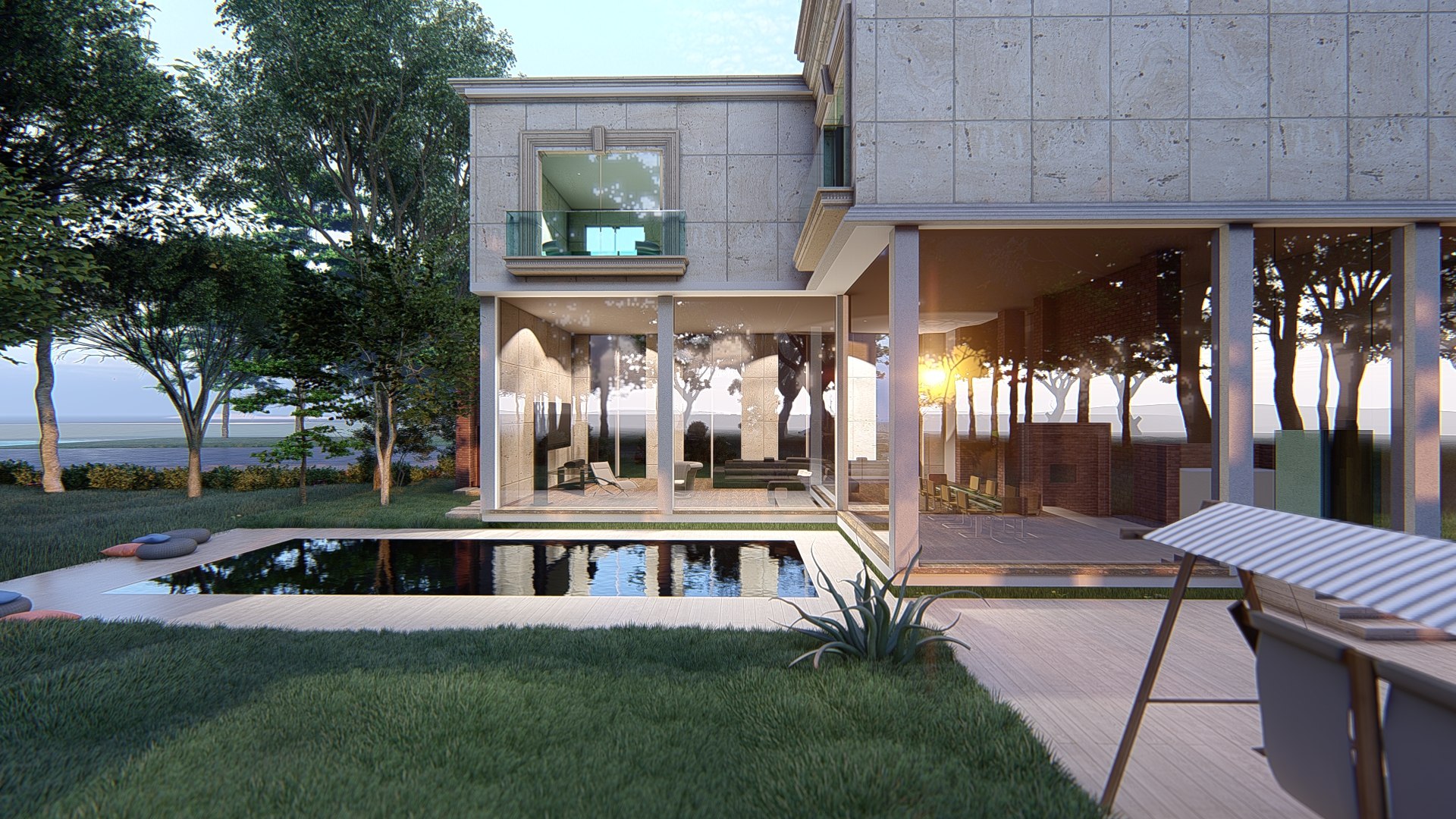 3D Classic Villa Revit And Lumion - TurboSquid 1817757