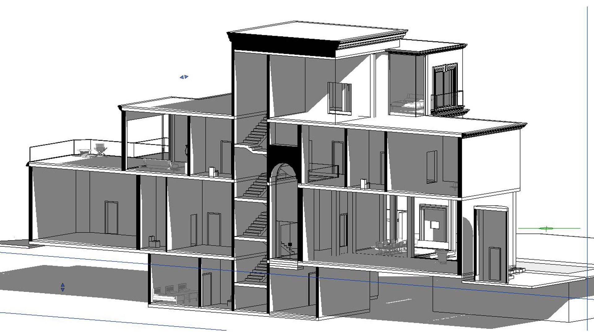 3D Classic Villa Revit And Lumion - TurboSquid 1817757