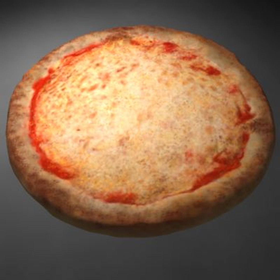 3d Brooklyn Style Cheese Pizza Model