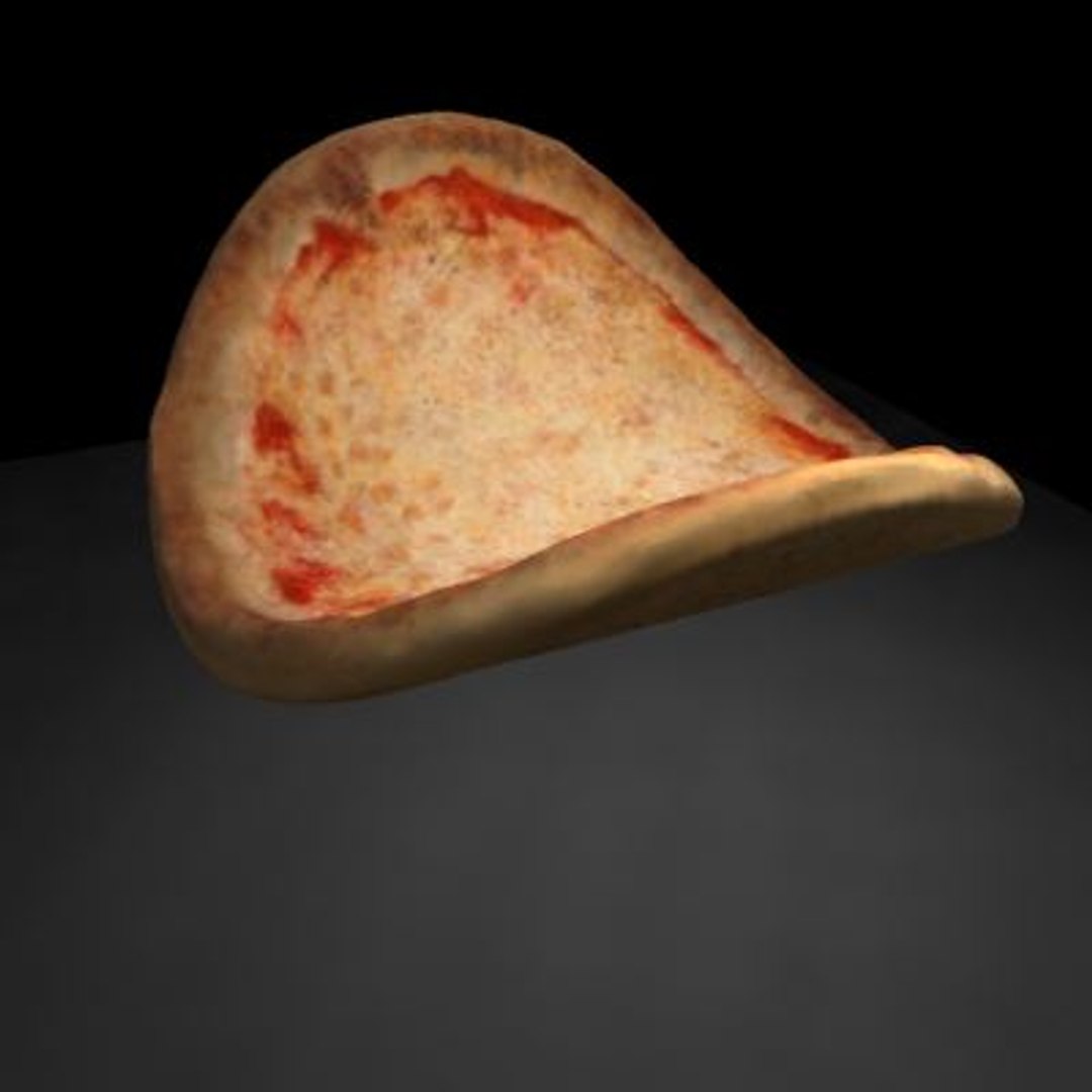 3d Brooklyn Style Cheese Pizza Model