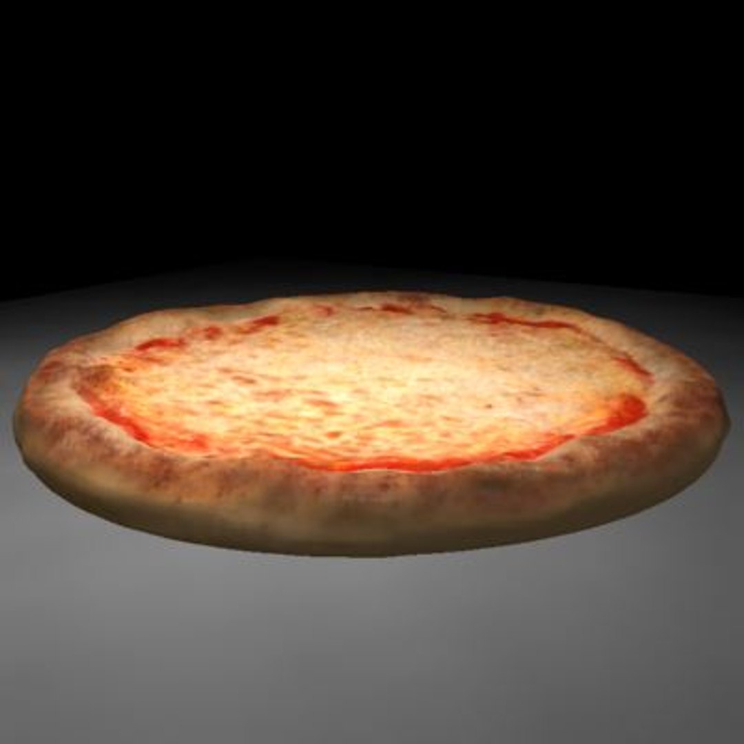 3d Brooklyn Style Cheese Pizza Model