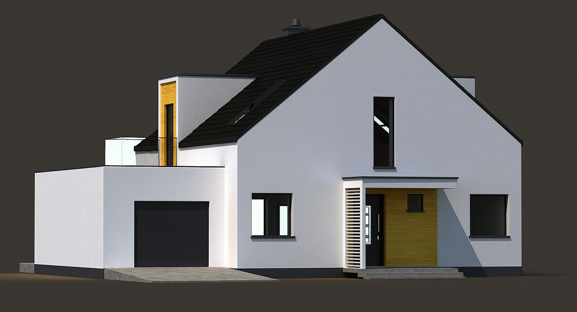 House Modern 3d Max