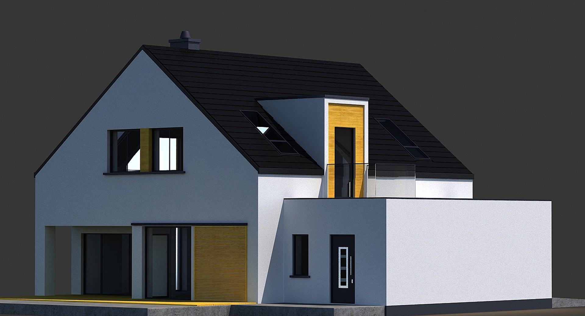 House Modern 3d Max