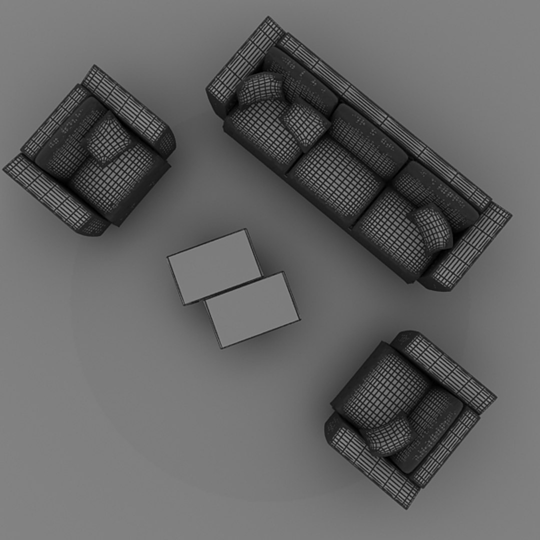 3ds max sofa settings