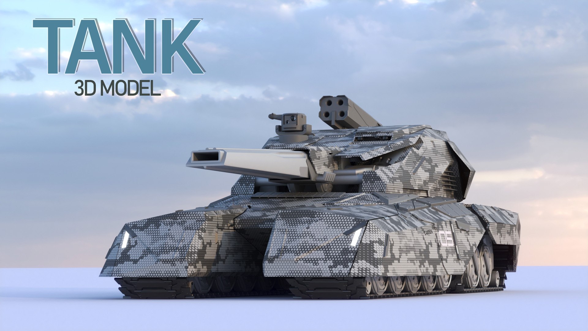 Sci-fi Tank Model - TurboSquid 2078777
