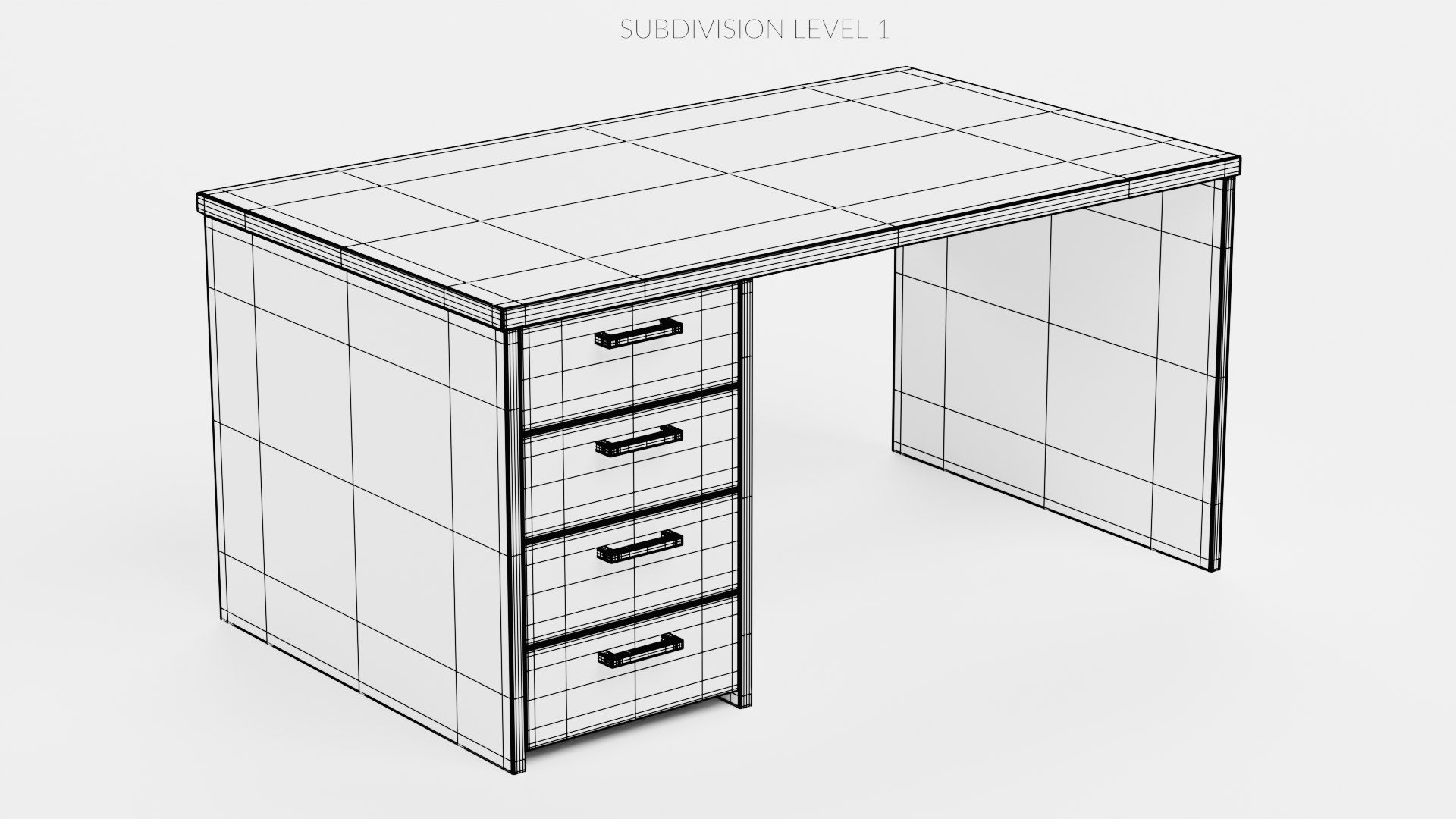 3D Office Table Model - TurboSquid 1901306