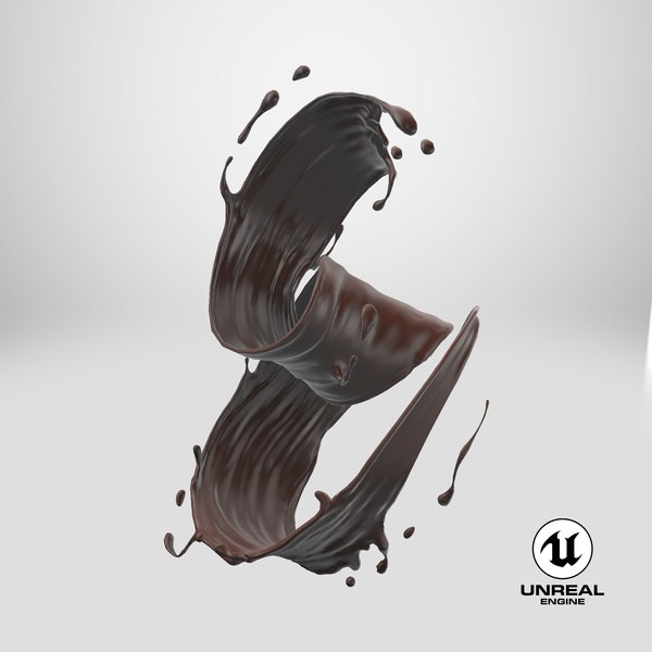 modelo 3d Salpicaduras de chocolate gratis 003 gratis - TurboSquid 2268678
