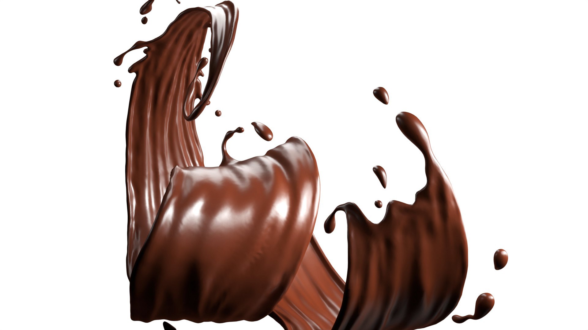 Free 3D Chocolate Splash Free 003 Model - TurboSquid 2268678