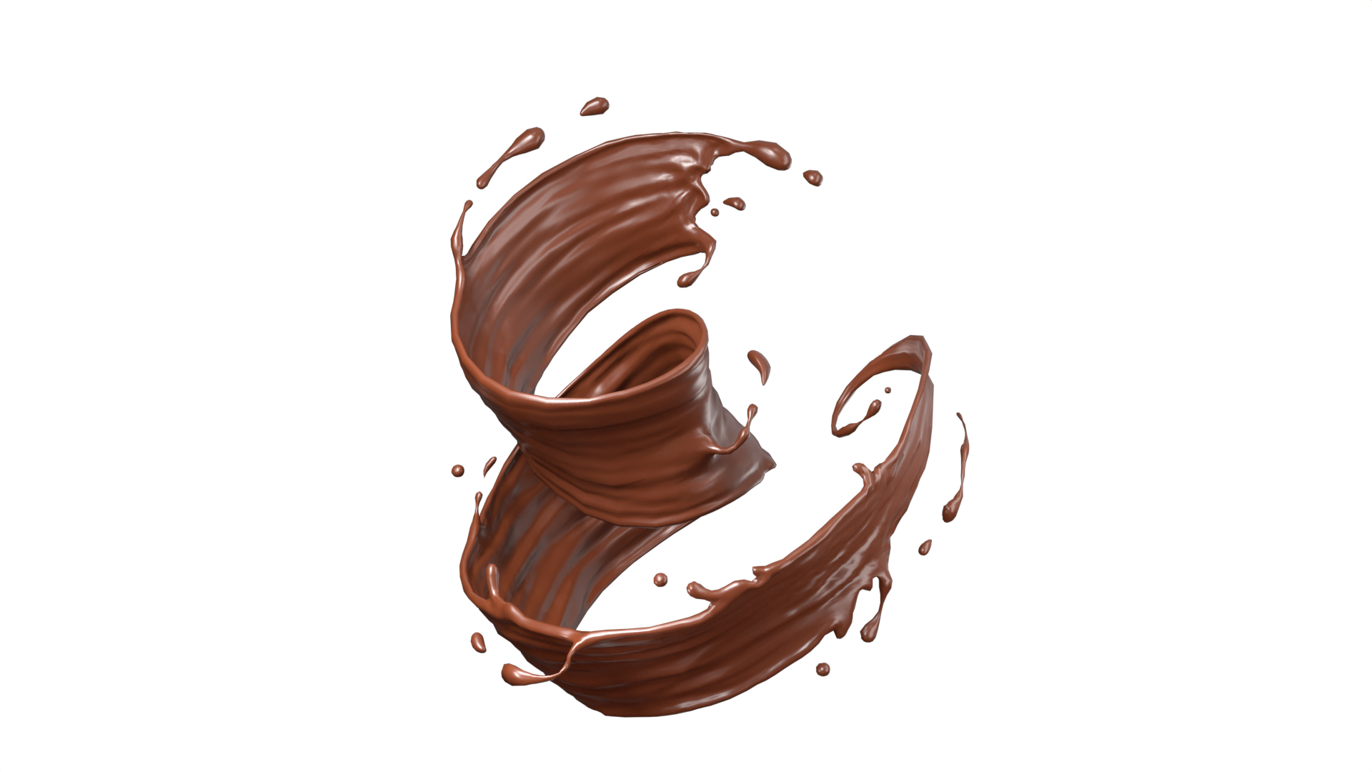 Free 3D Chocolate Splash Free 003 Model - TurboSquid 2268678
