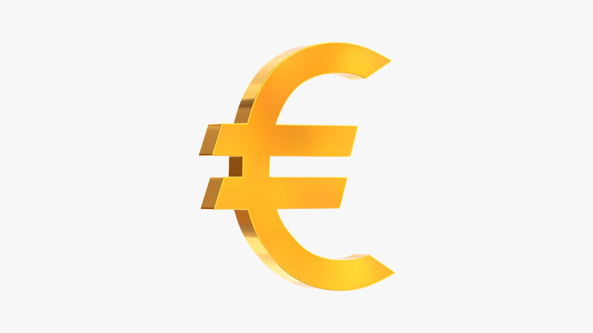 Euro Currency Sign 3D Model - TurboSquid 2067486