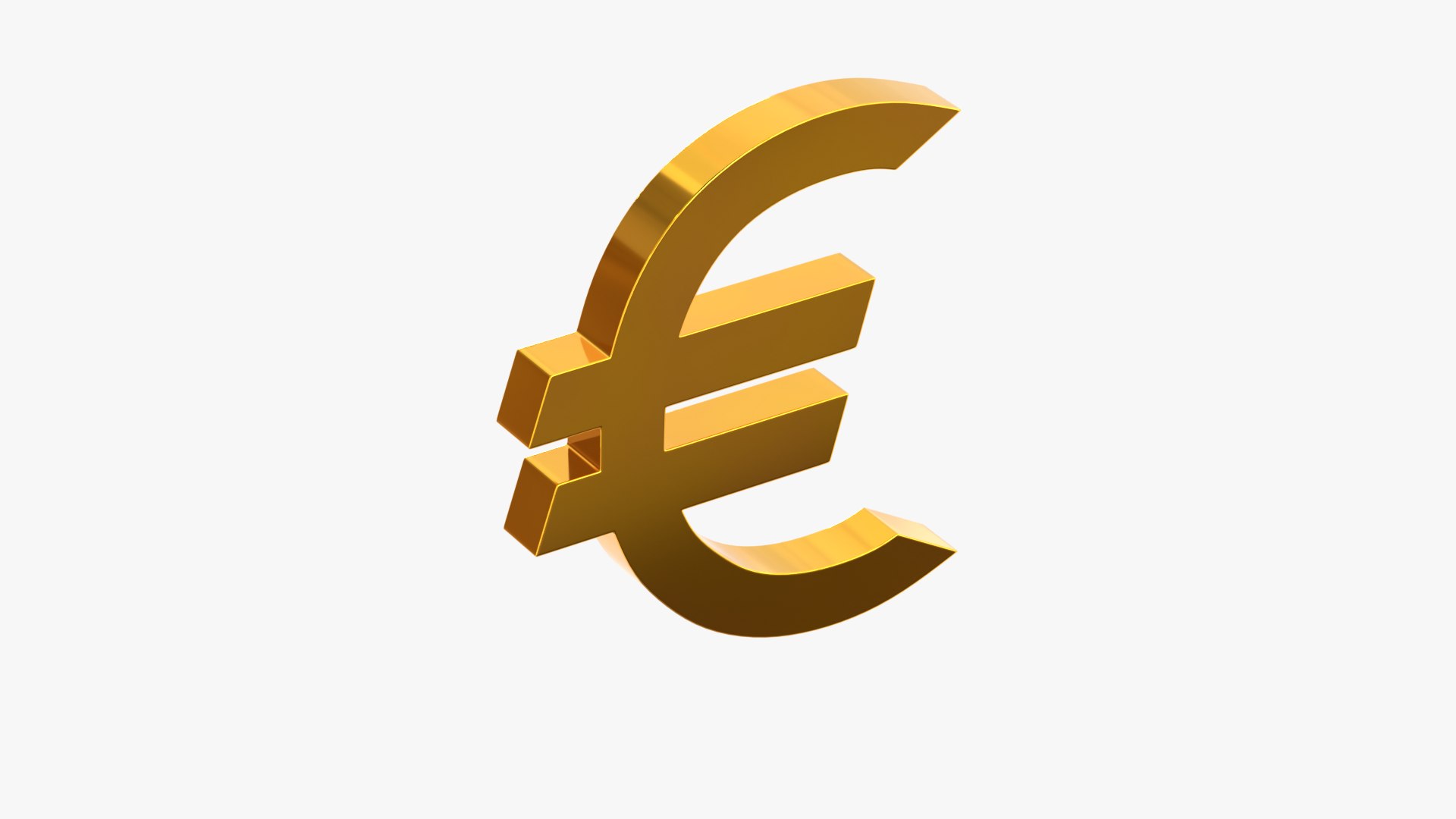 Euro Currency Sign 3D Model - TurboSquid 2067486