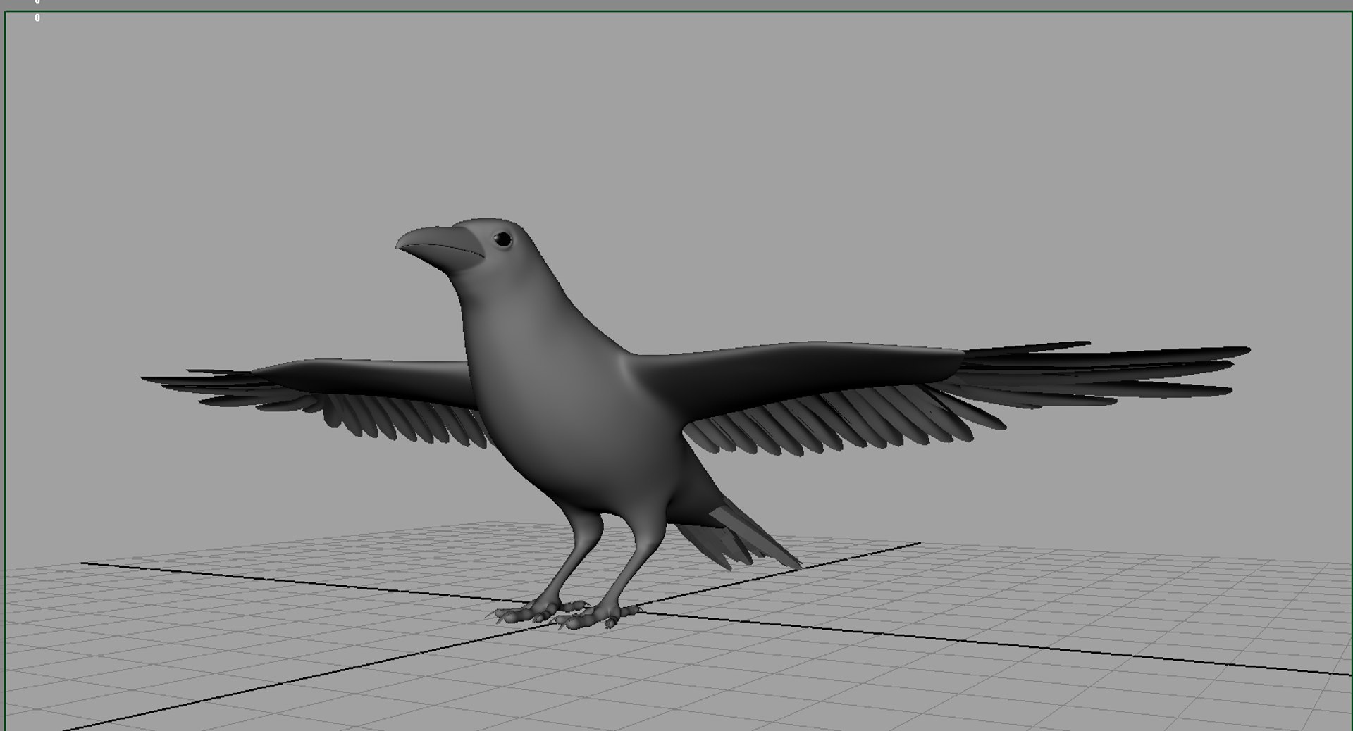 3D Model Crow - TurboSquid 1480523
